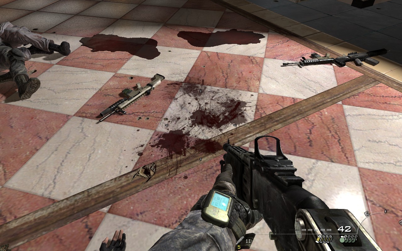 HD Blood decals Mod for Call of Duty: Modern Warfare 2 | CoD:MW2 Mods