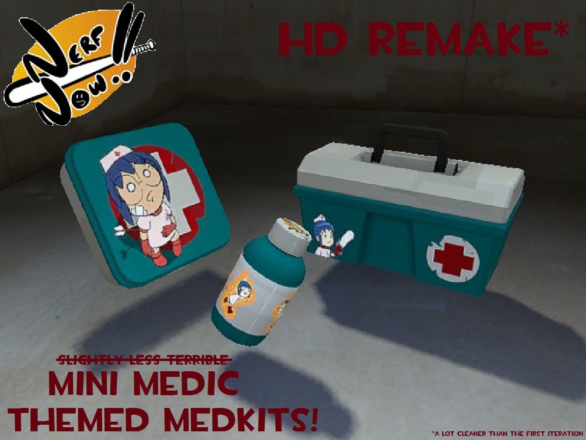 Nerfnow: Mini Medic Themed Medkits! (HD REMAKE) Mod for Team Fortress 2 ...