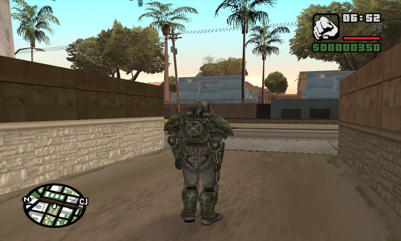 T-51b Power Armor Mod for Grand Theft Auto: San Andreas | GTA:SA Mods