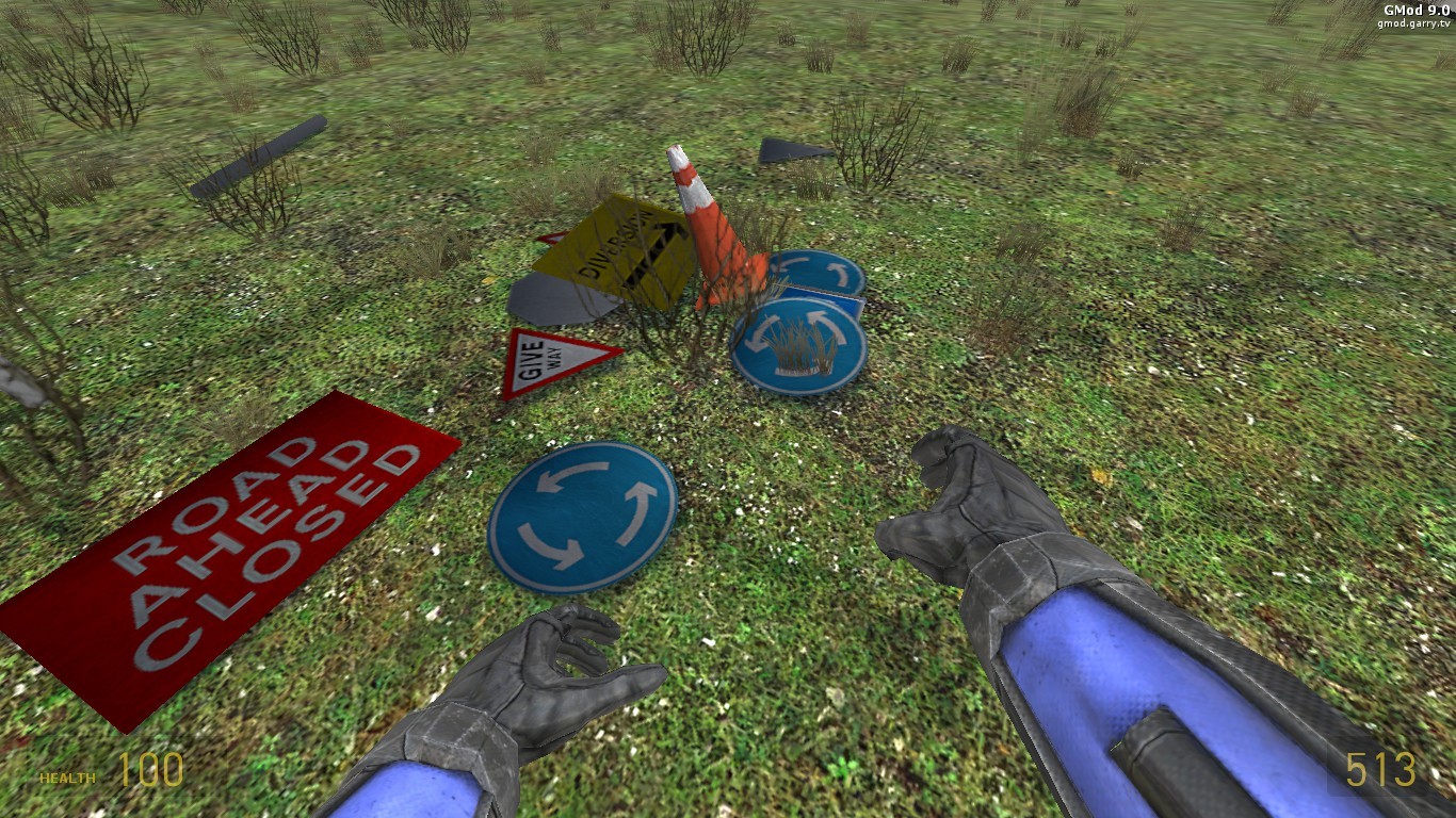 Road Sign Mod for Garry's Mod | GMod Mods