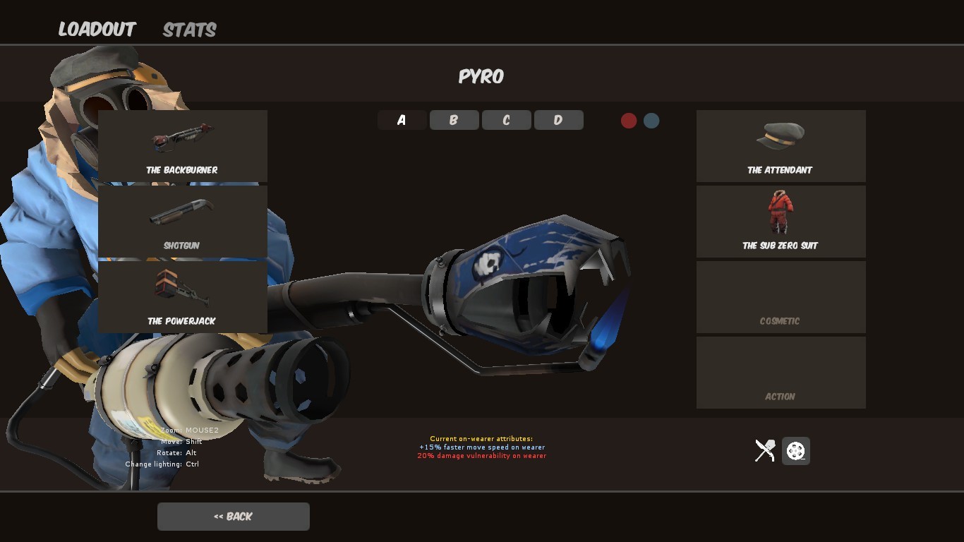 BLU Backburner Reskin Mod for Team Fortress 2 | TF2 Mods