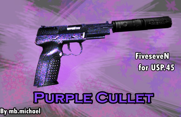 FiveseveN | Purple Cullet for usp.45 Mod for Counter-Strike 1.6 | CS1.6 ...