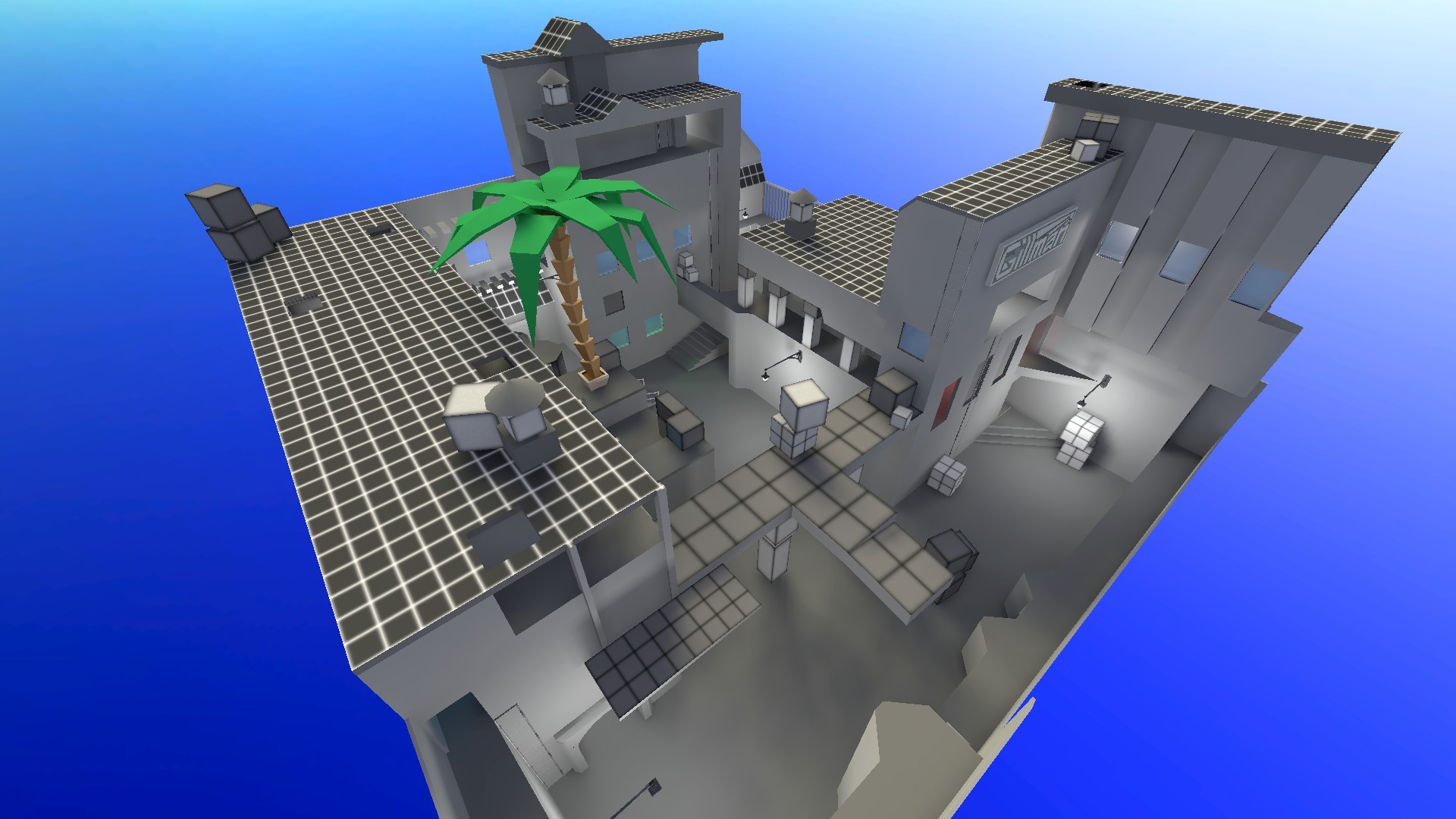 City Building Texture Map