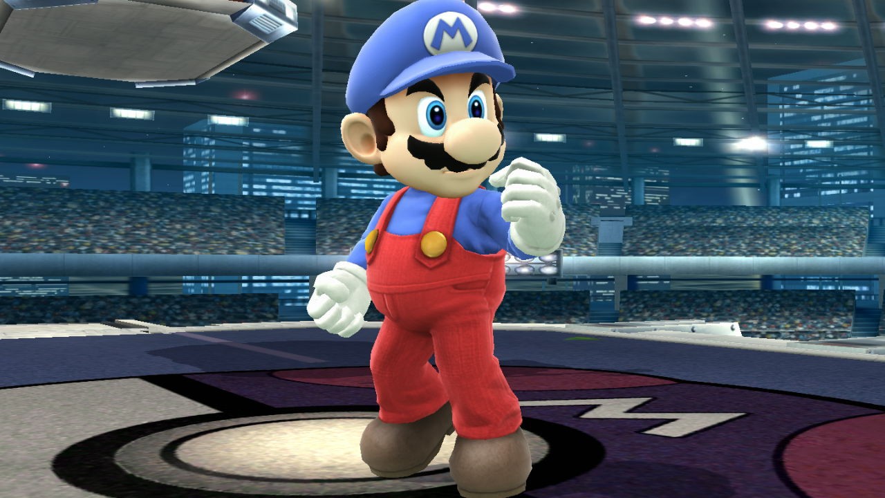 Brawl Blue Mario [Super Smash Bros. (Wii U)] [Mods]