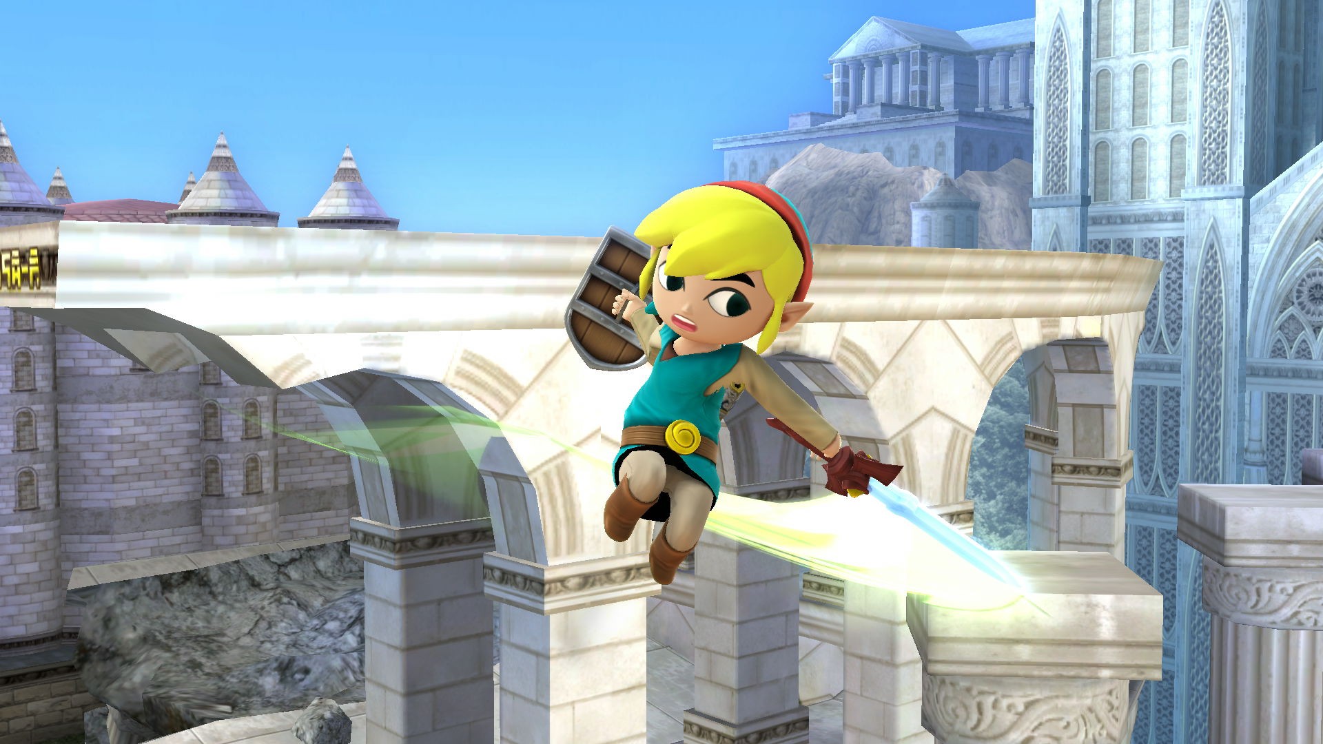 Aryll's Outfit Toon Link Costume Mod for Super Smash Bros. (Wii U ...