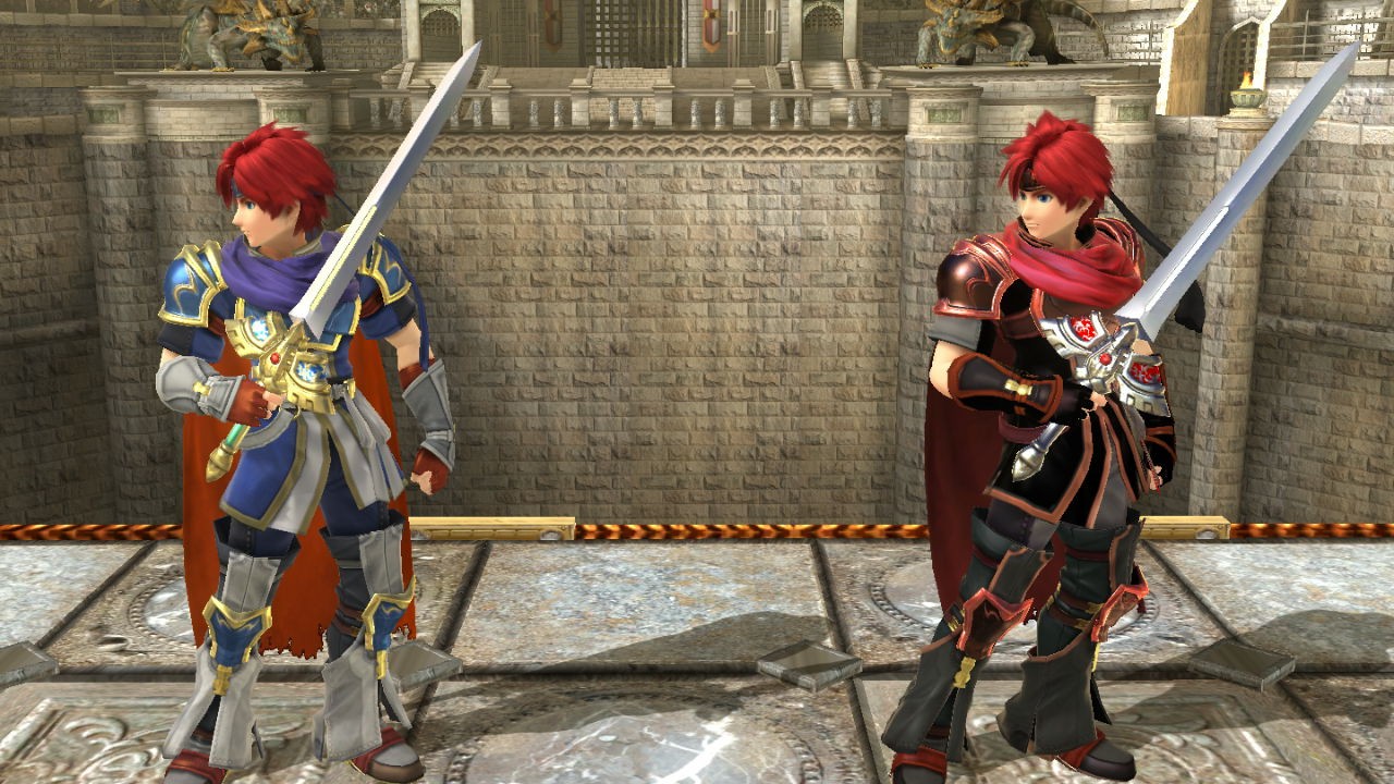 Black and Red Roy Skin Mod for Super Smash Bros. (Wii U) | SSB4U Mods