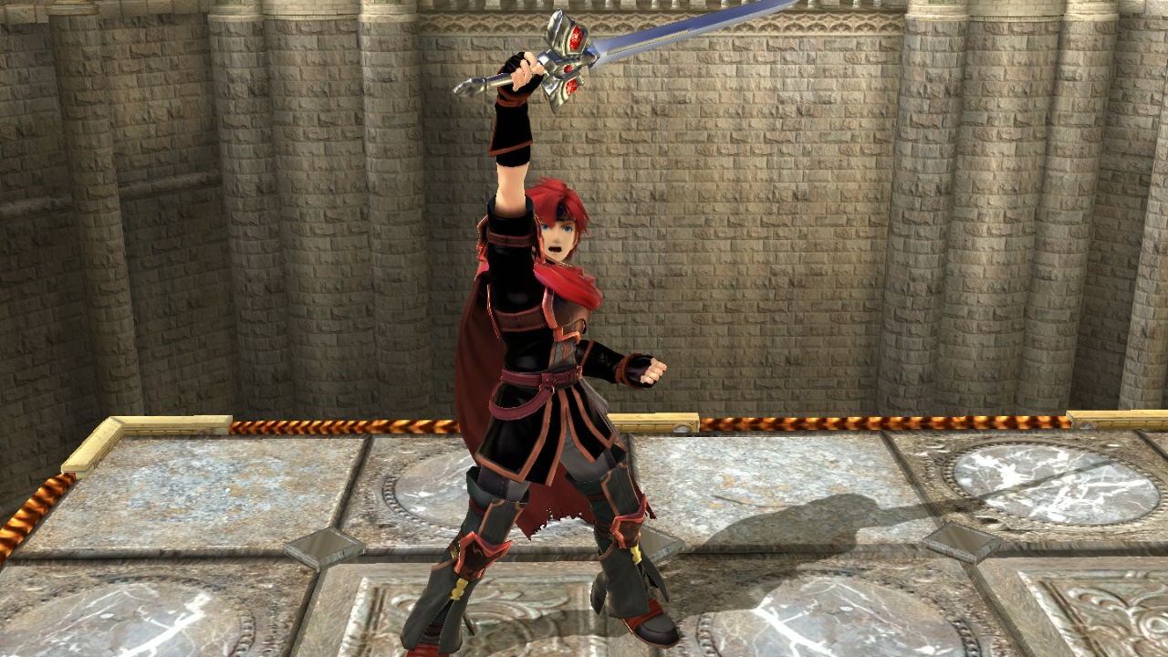 Black and Red Roy Skin Mod for Super Smash Bros. (Wii U) | SSB4U Mods