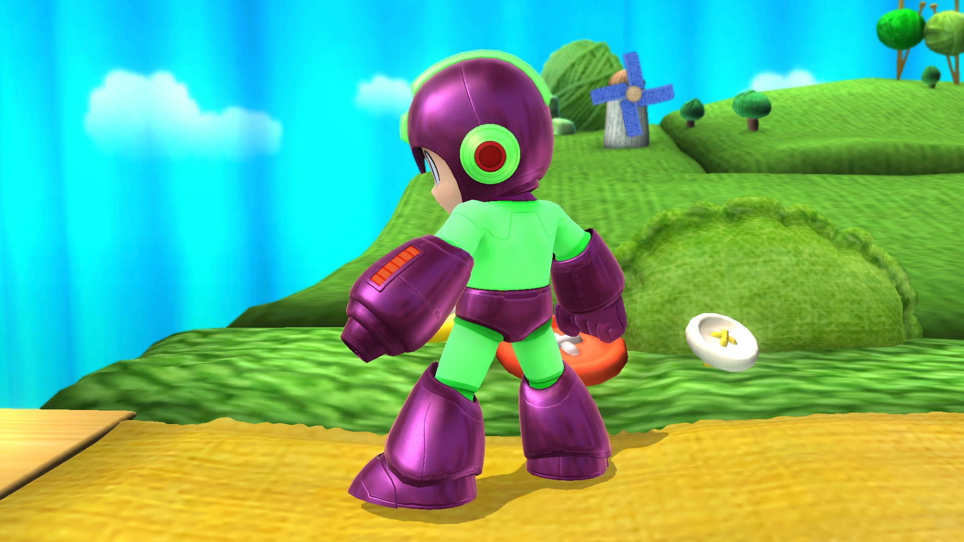 Spring Man Mega Man [Super Smash Bros. (Wii U)] [Mods]
