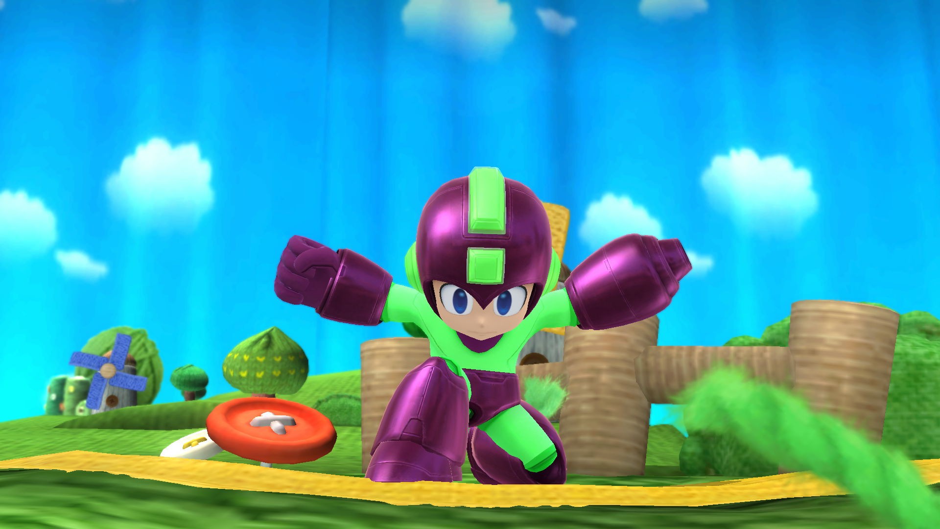 Spring Man Mega Man Mod for Super Smash Bros. (Wii U) | SSB4U Mods