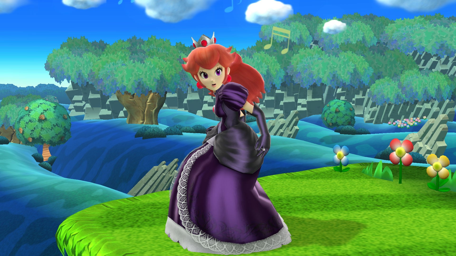 Goth Peach Mod for Super Smash Bros. (Wii U) | SSB4U Mods