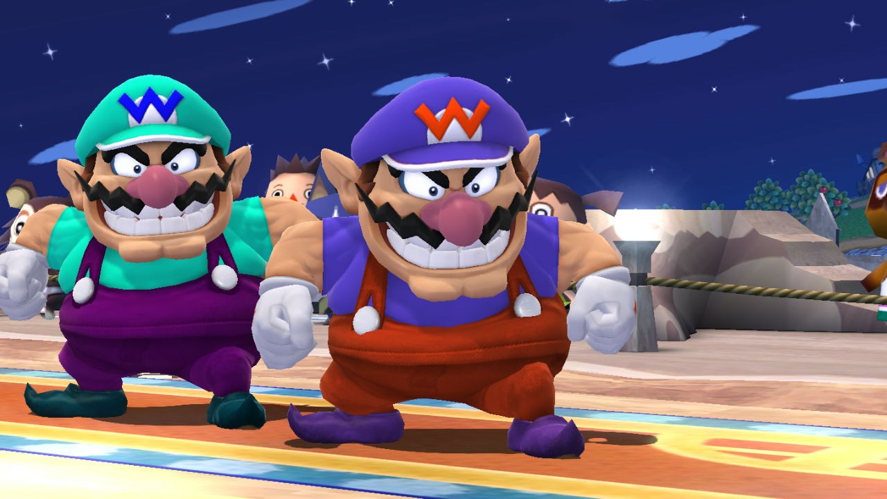 Mario Golf Wario (Turquoise/Purple) Mod for Super Smash Bros. (Wii U ...