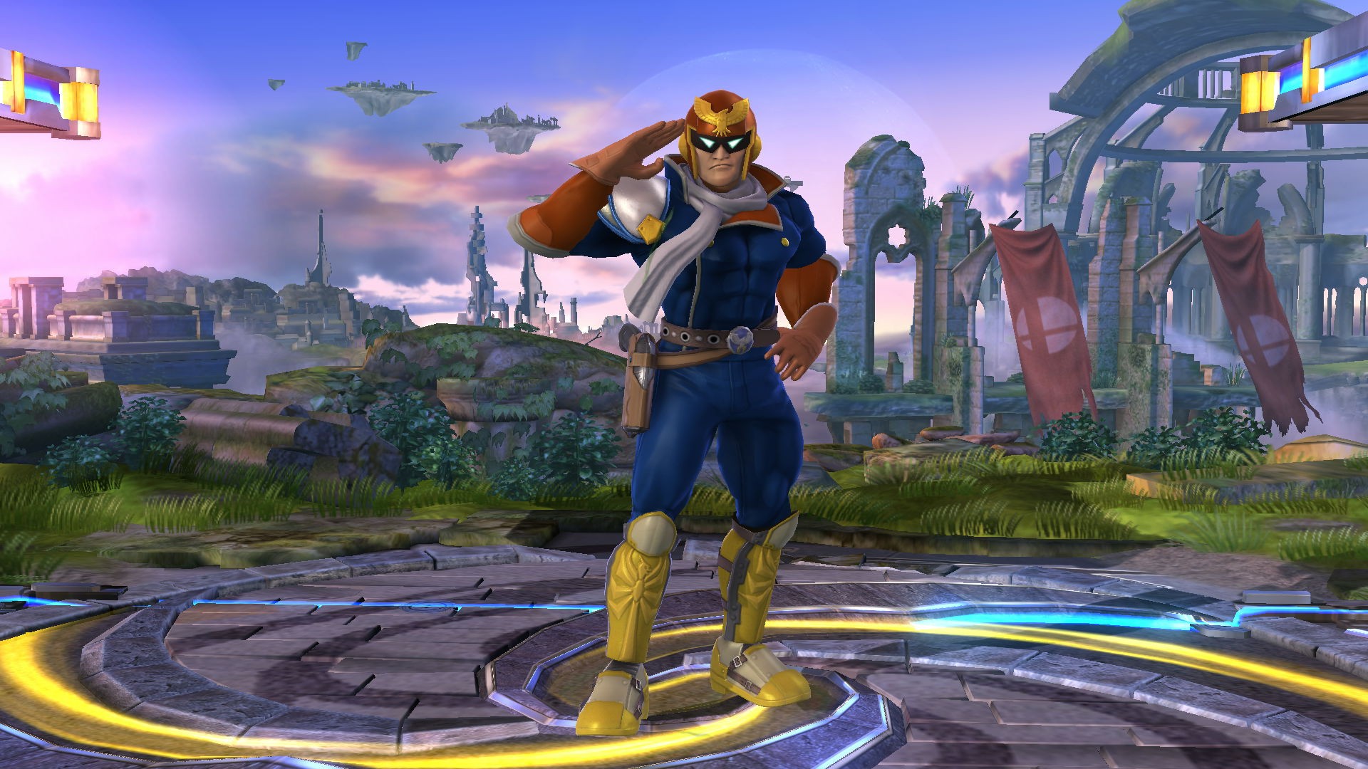 Melee Blue Falcon Skin Mod for Super Smash Bros. (Wii U) | SSB4U Mods