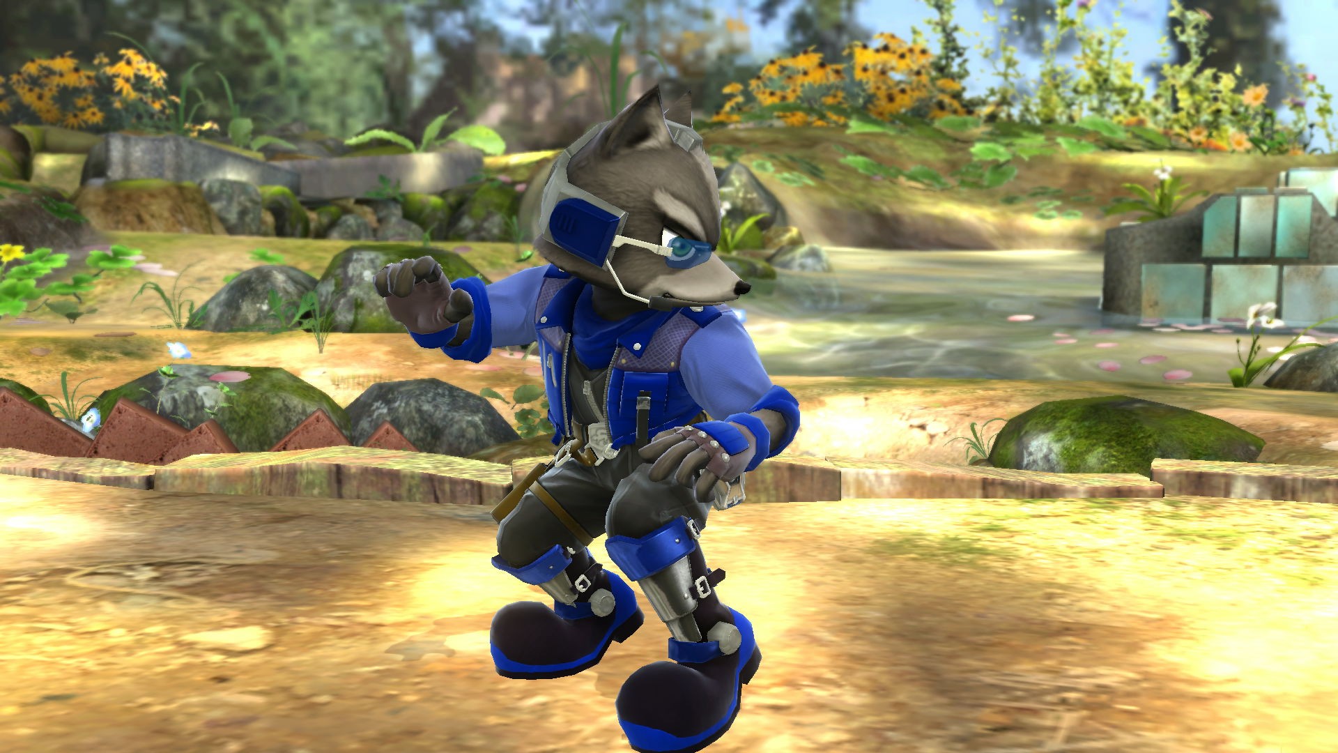 Basic Bright Blue Fox [Super Smash Bros. (Wii U)] [Mods]