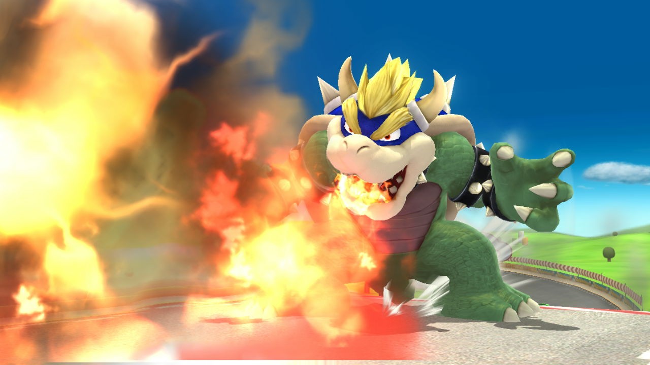 Melee Blue Skin Bowser [Super Smash Bros. (Wii U)] [Mods]