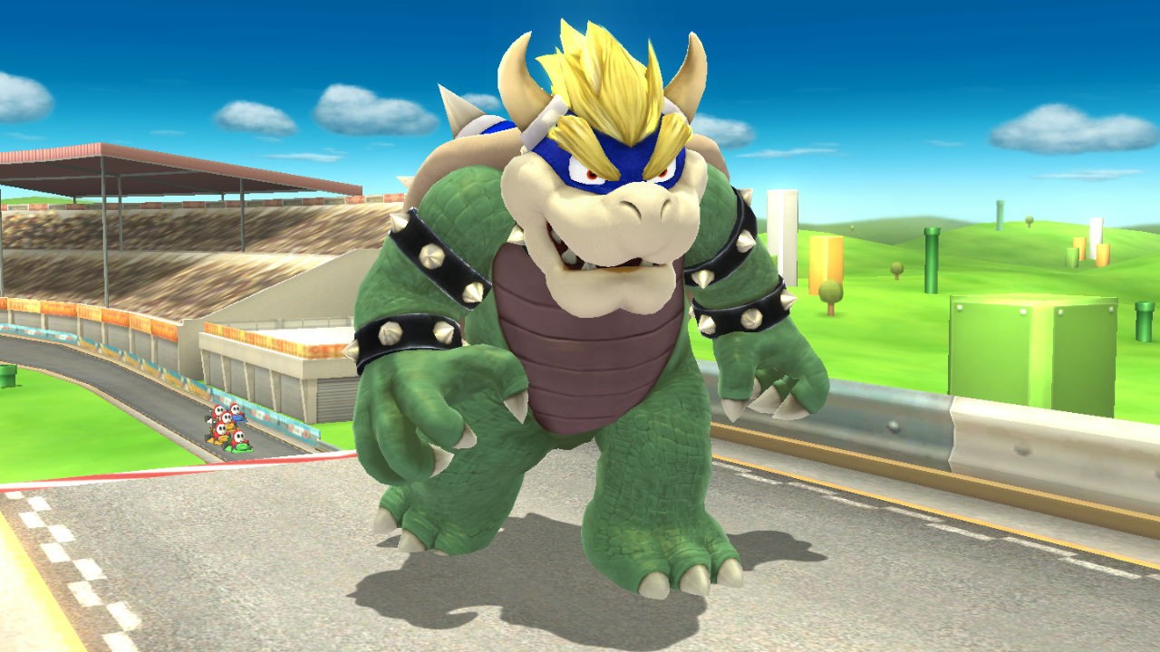 Melee Blue Skin Bowser [Super Smash Bros. (Wii U)] [Mods]