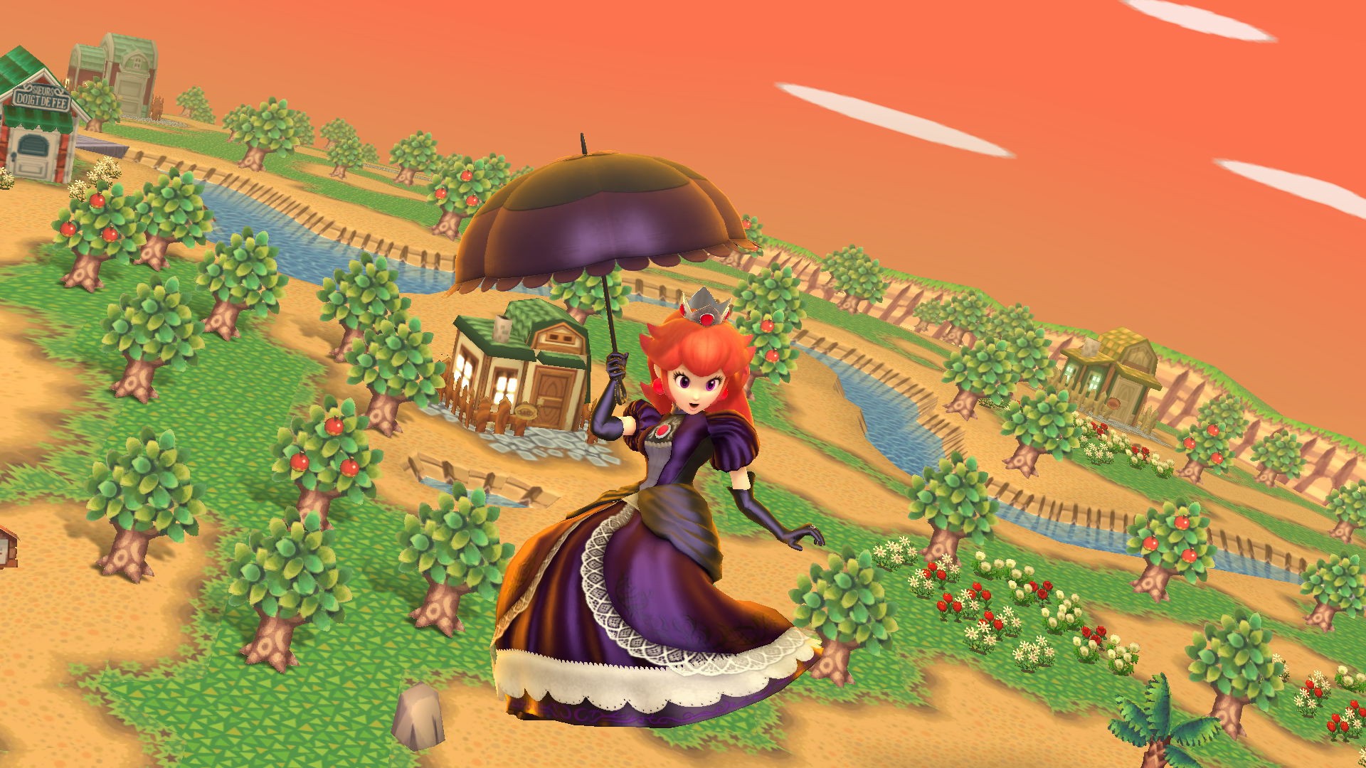 Goth Peach Mod for Super Smash Bros. (Wii U) | SSB4U Mods