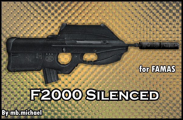 F2000 Silenced for Famas [Counter-Strike 1.6] [Mods]