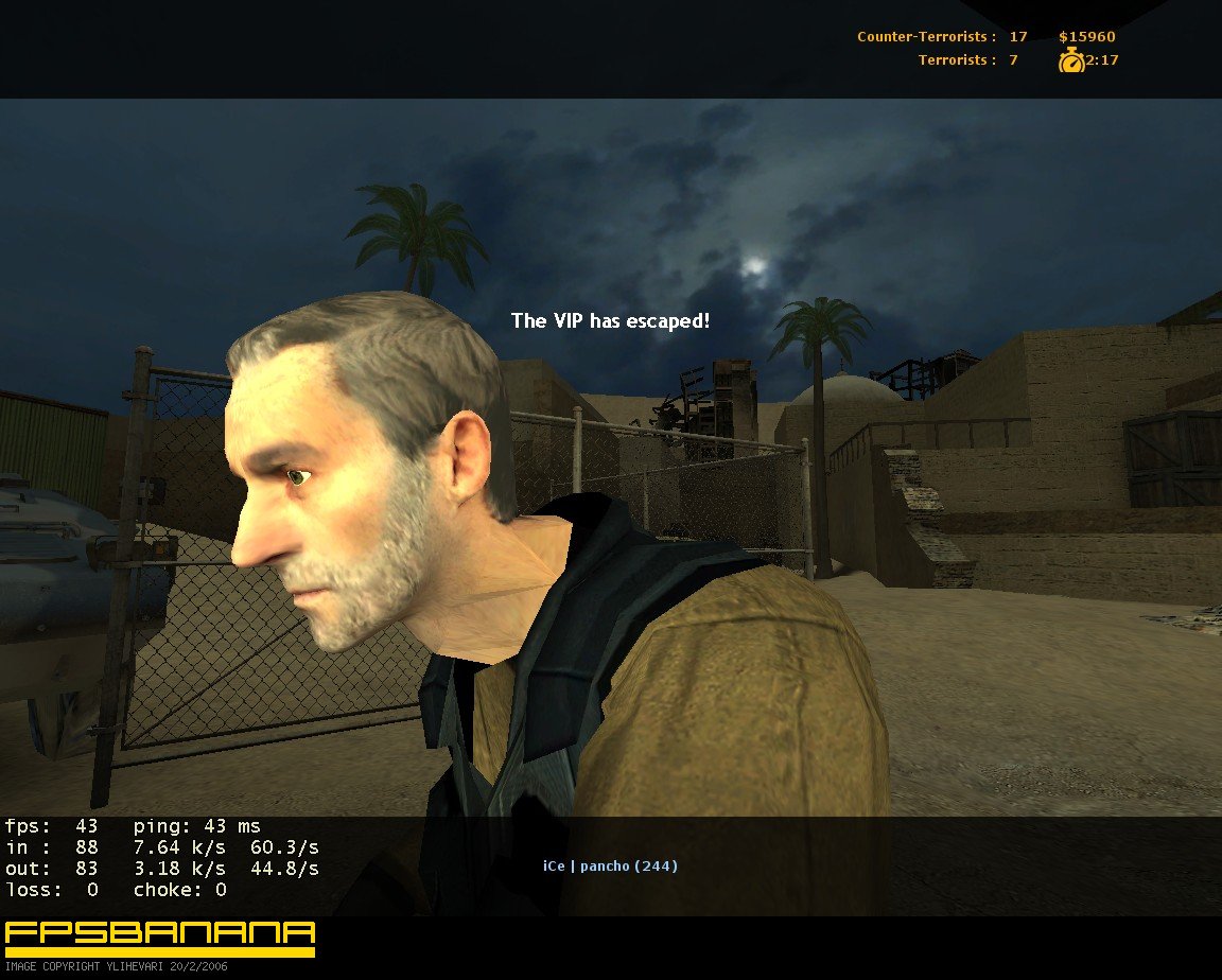 New_vip Face Skin [Counter-Strike: Source] [Mods]