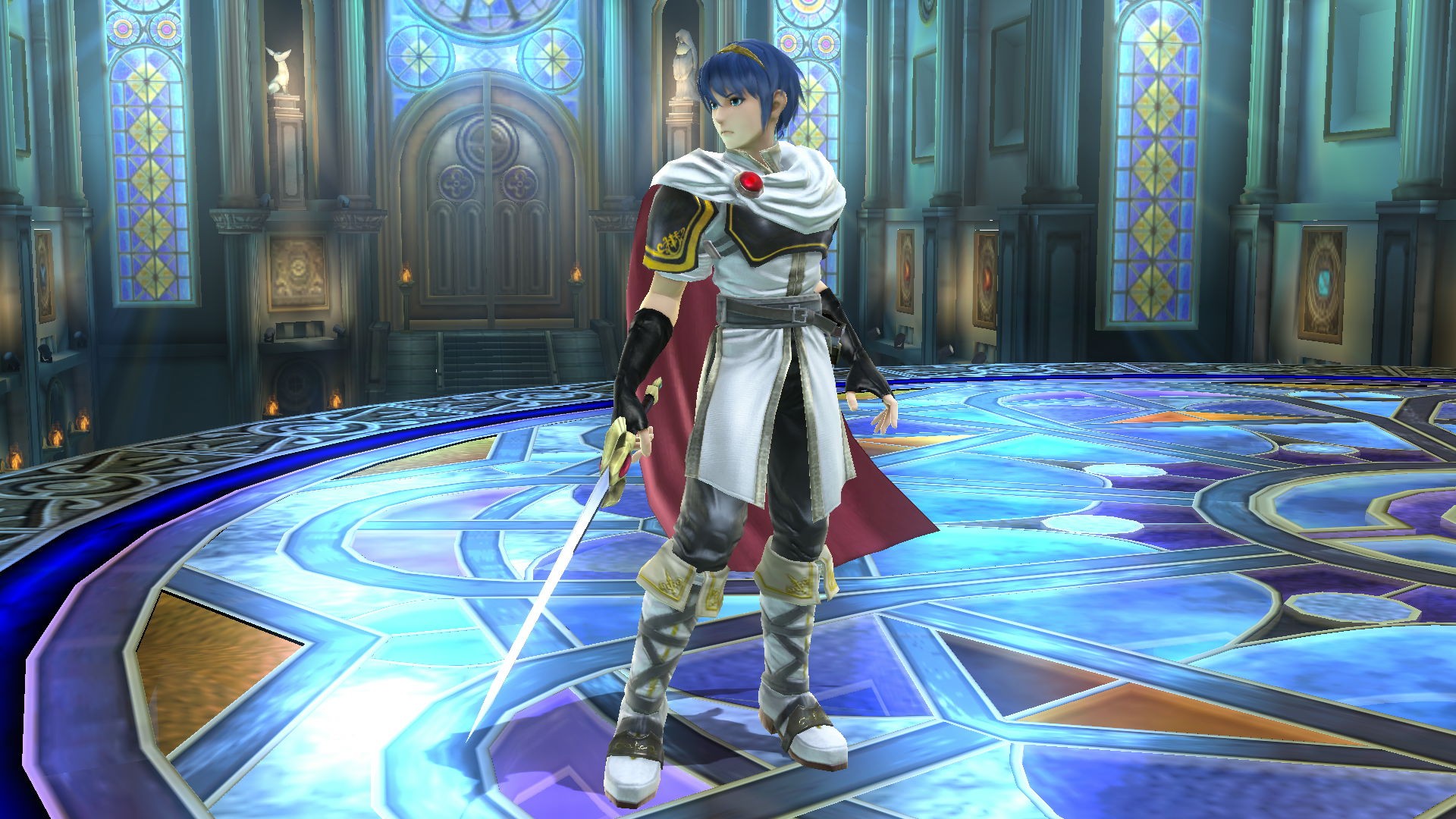 Black Armor Marth [Super Smash Bros. (Wii U)] [Mods]