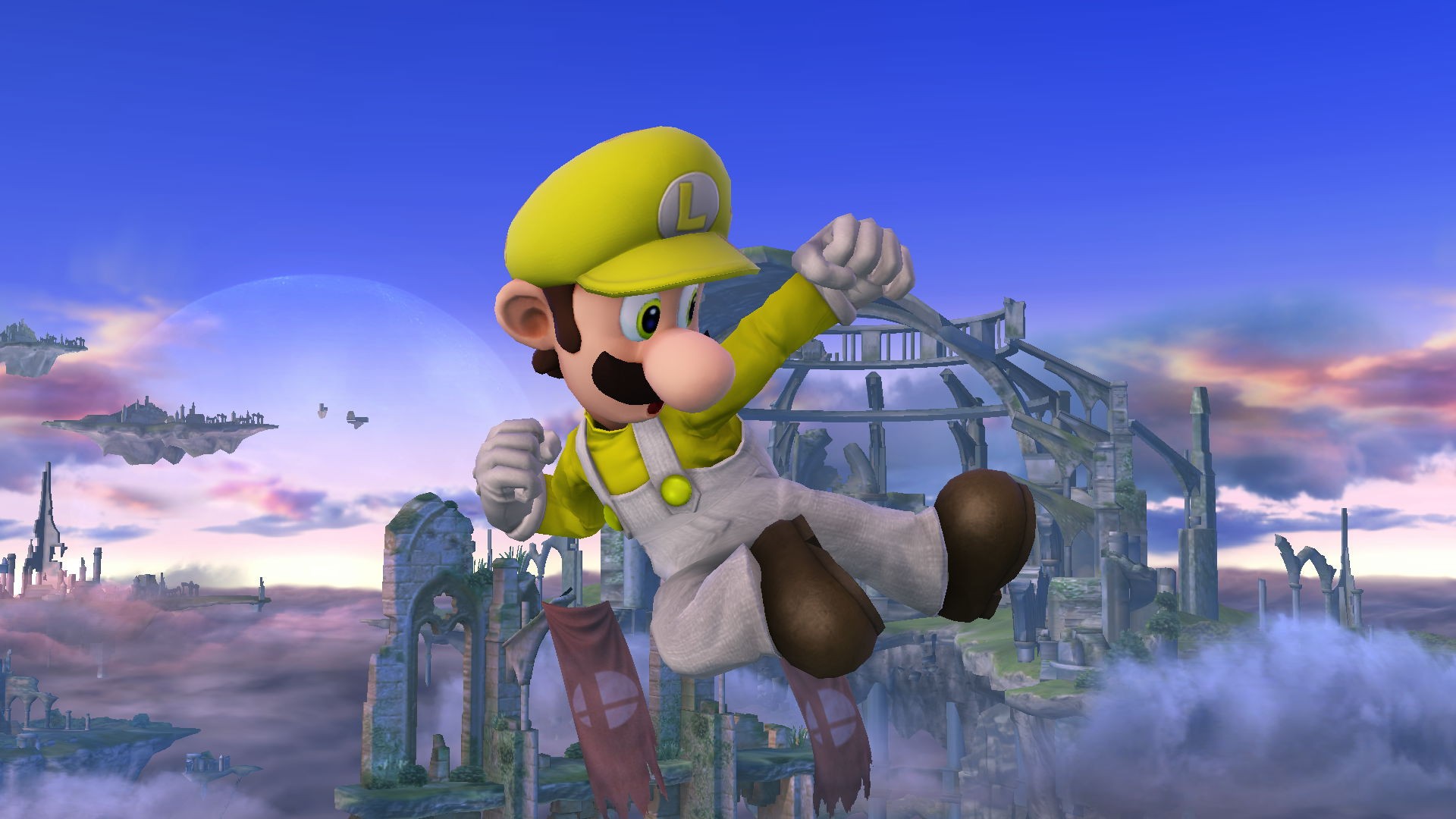 SMBZ Super Luigi [Super Smash Bros. (Wii U)] [Mods]