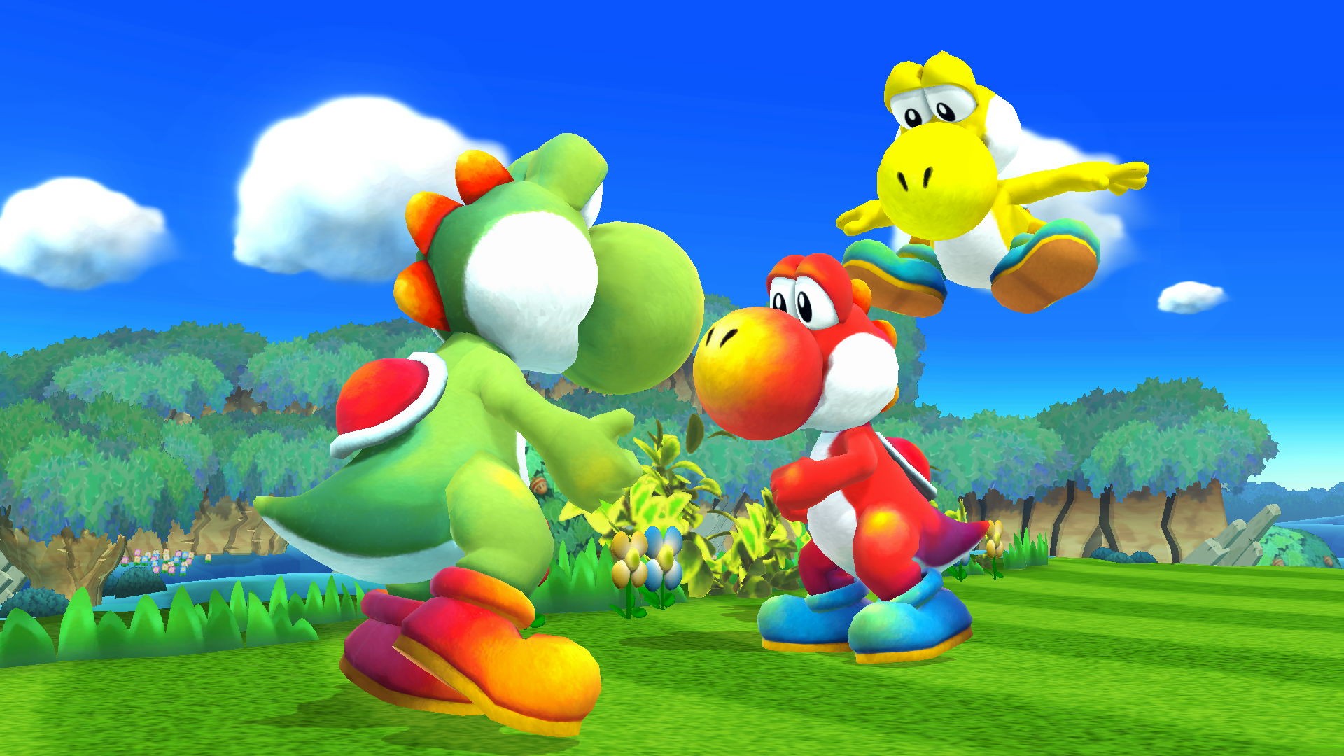Yoshi Island Art: Yoshi Mod for Super Smash Bros. (Wii U) | SSB4U Mods