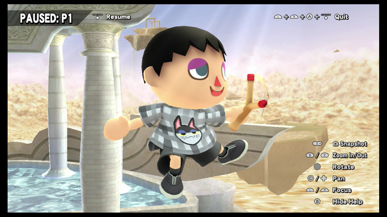 Villager W/ Punchy Shirt Mod for Super Smash Bros. (Wii U) | SSB4U Mods