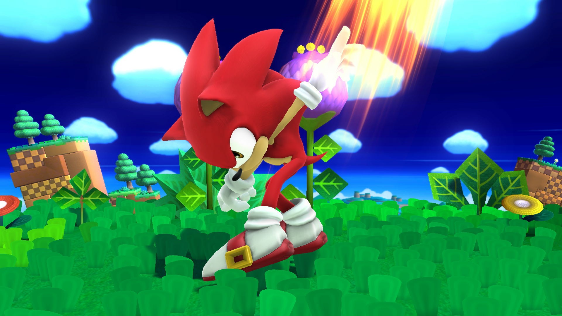 Red Sonic [Super Smash Bros. (Wii U)] [Mods]