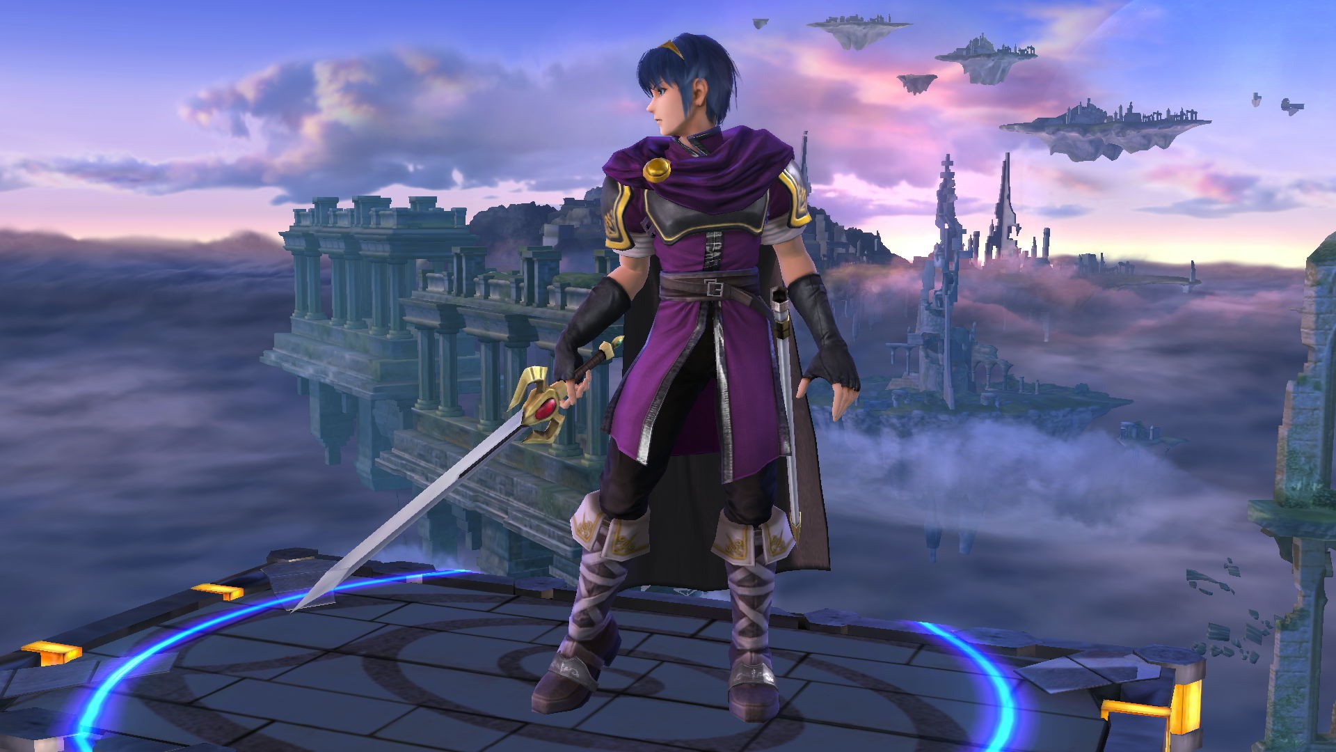 Purple and Black Marth Mod for Super Smash Bros. (Wii U) | SSB4U Mods