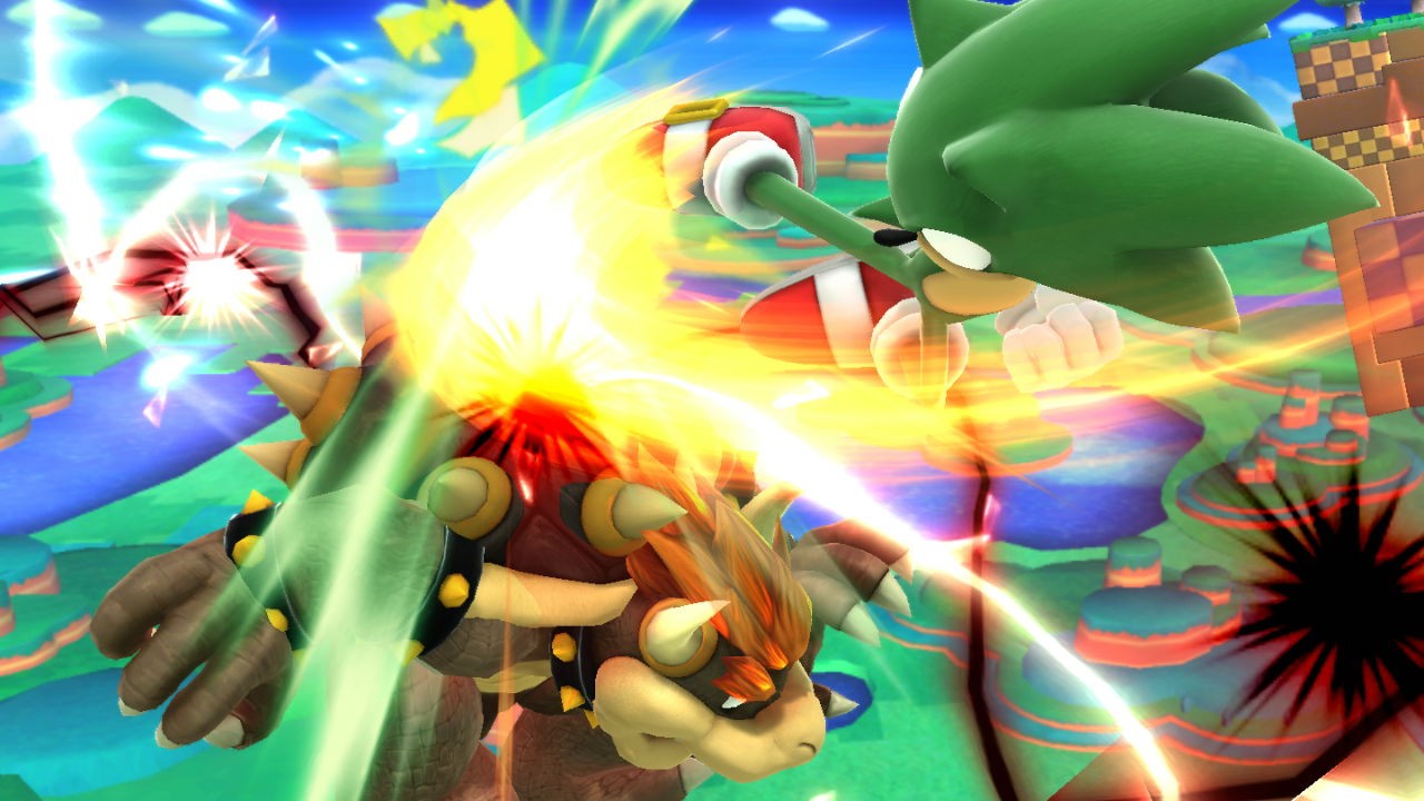 Green Sonic Mod for Super Smash Bros. (Wii U) | SSB4U Mods