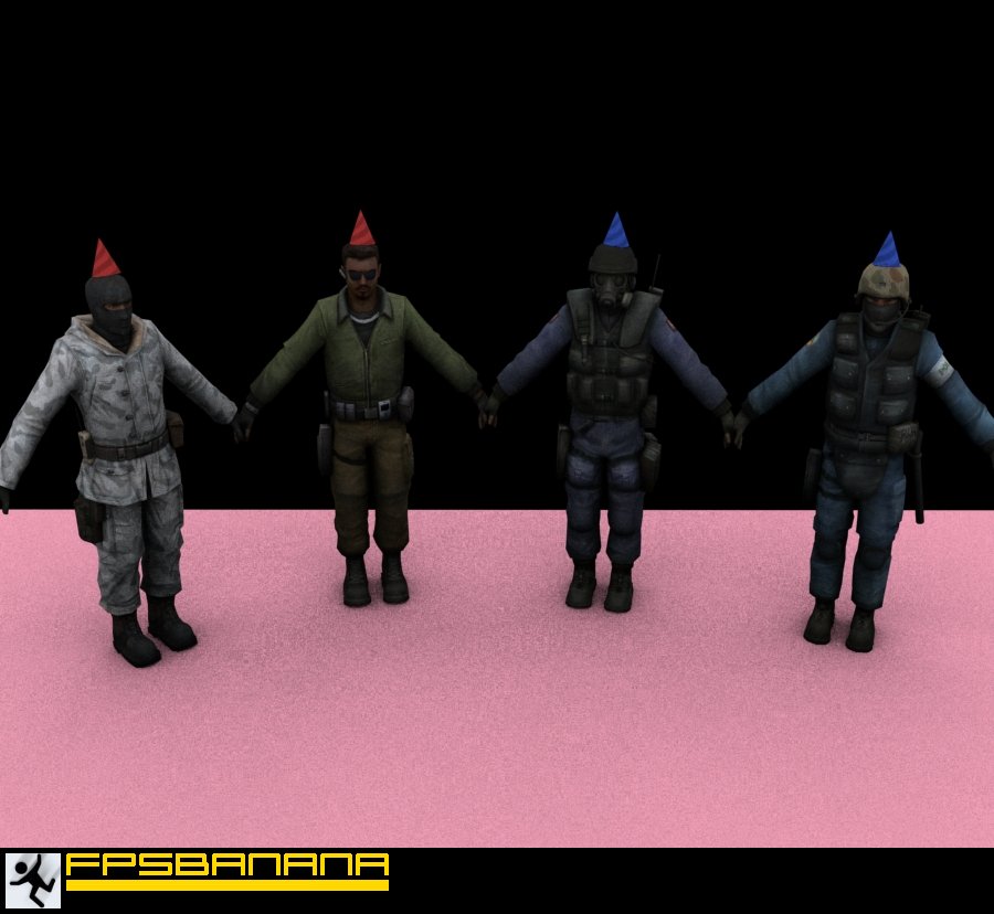 Partyhats Pack Mod for Counter-Strike: Source | CS:S Mods