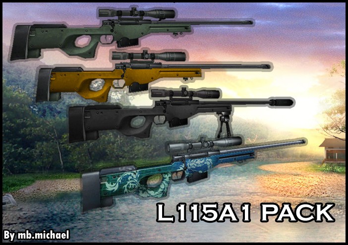 L115A1 Pack Mod for Counter-Strike 1.6 | CS1.6 Mods