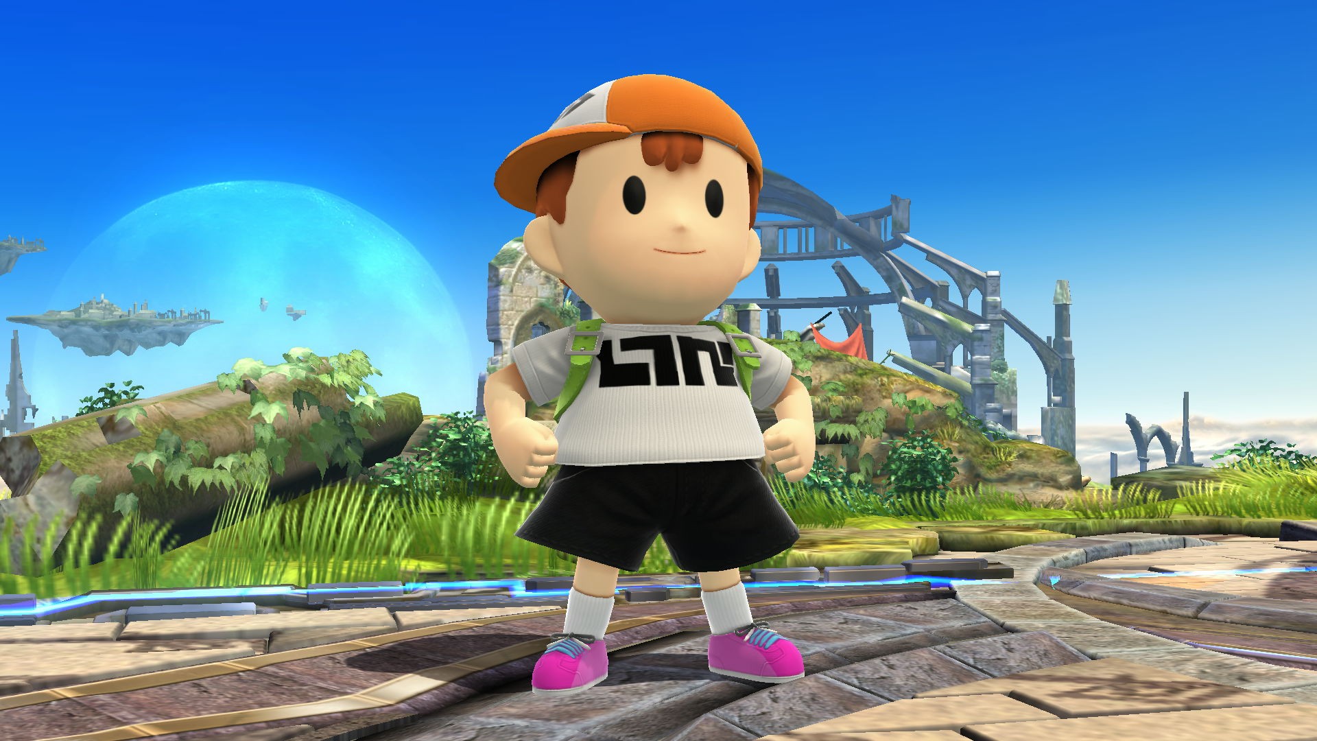 Inkling Girl Ness Mod for Super Smash Bros. (Wii U) | SSB4U Mods