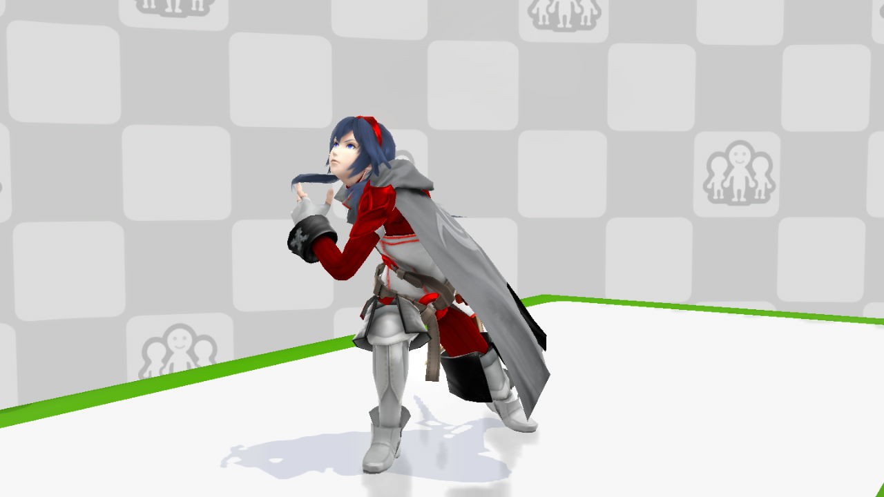 Red and White Armored Lucina [Super Smash Bros. (Wii U)] [Mods]