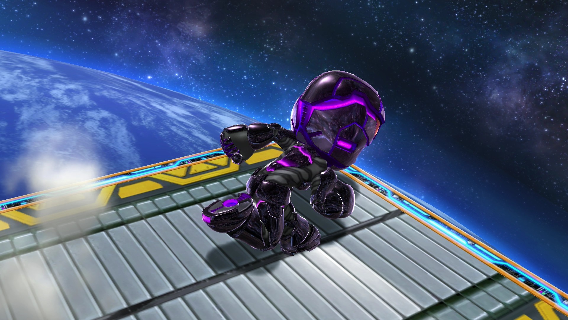 Dark Bionic Armor for Female Mii Brawler Mod for Super Smash Bros. (Wii ...