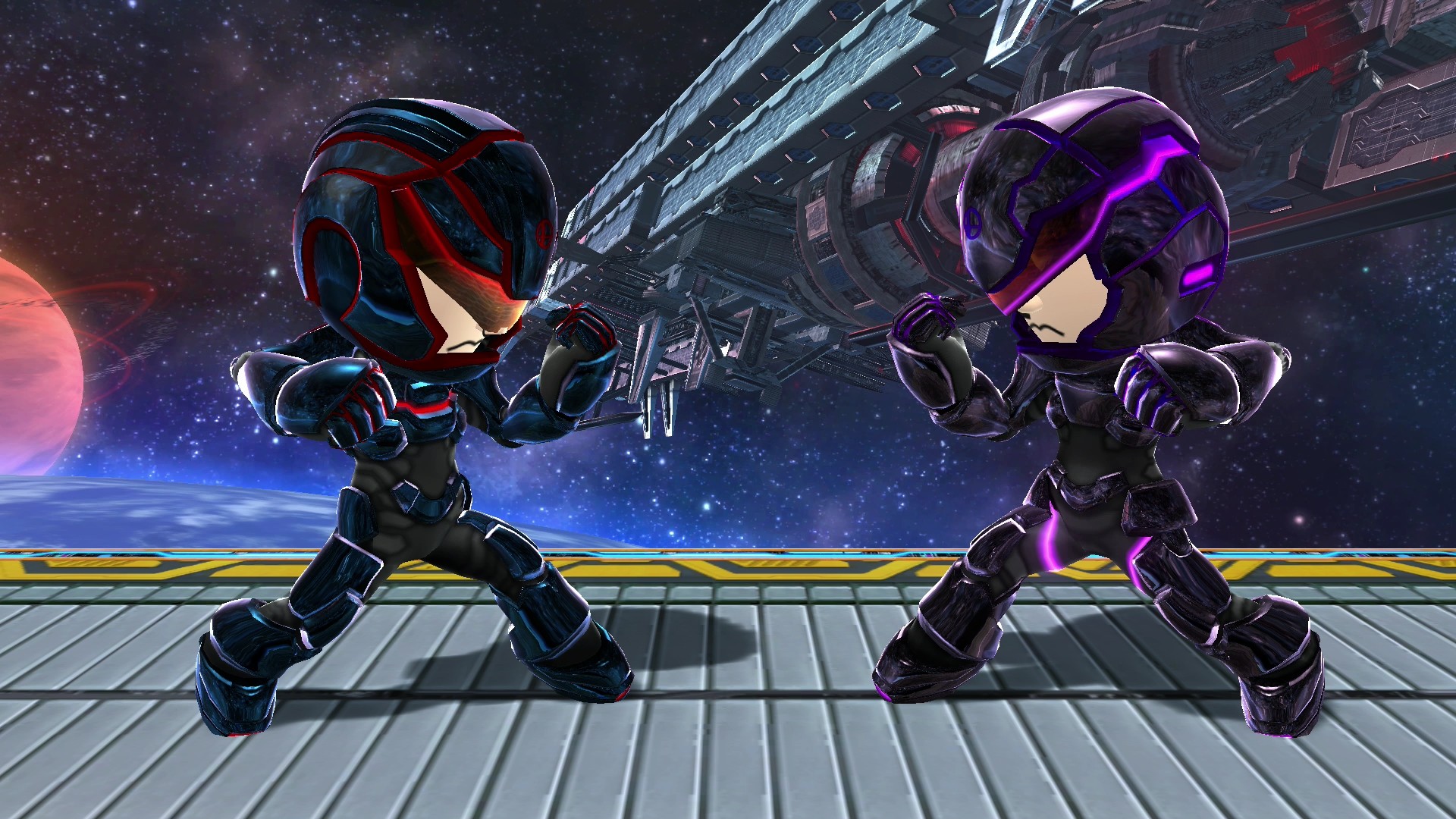 Dark Bionic Armor for Female Mii Brawler Mod for Super Smash Bros. (Wii ...
