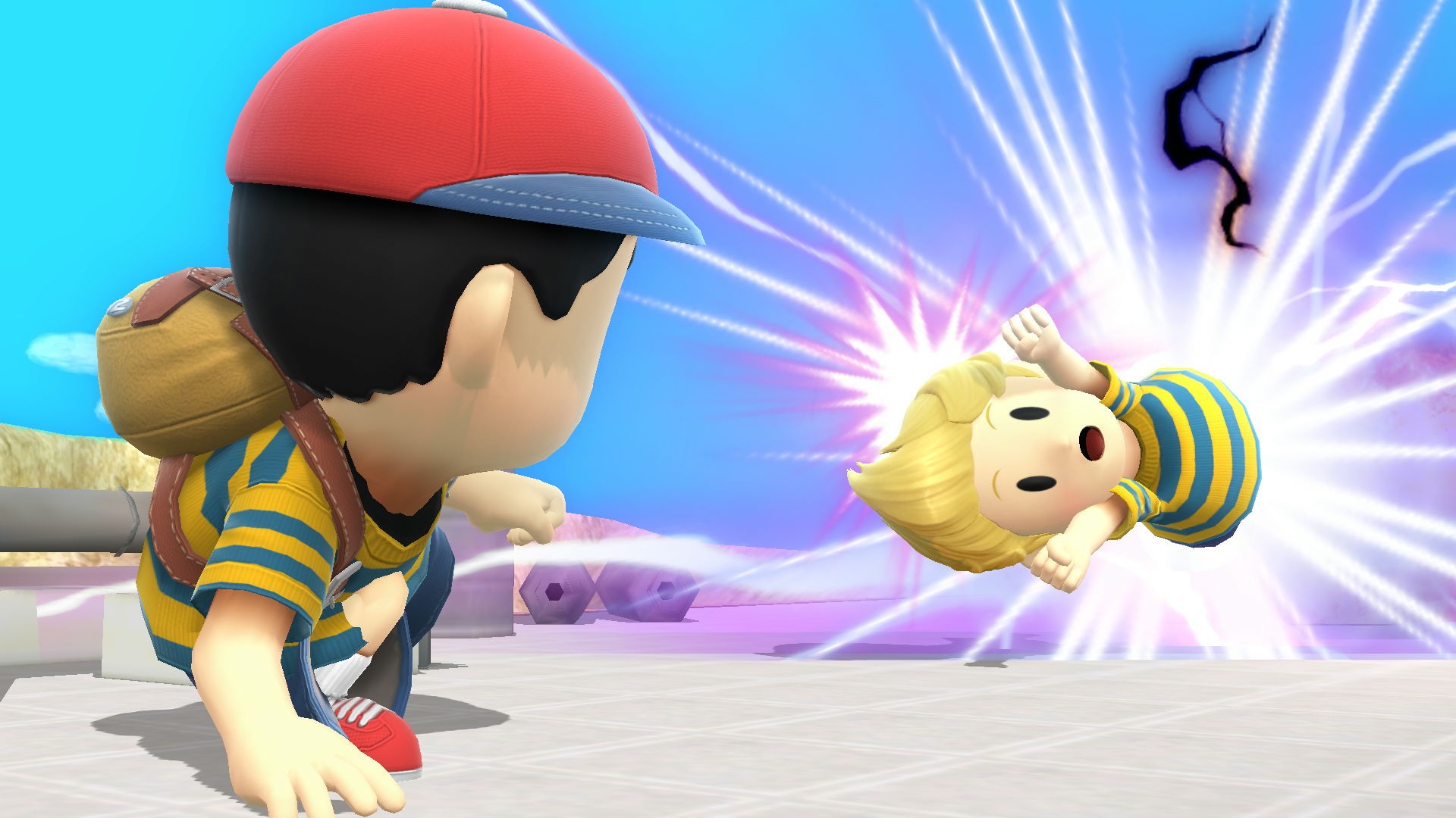 Ness themed Lucas [Super Smash Bros. (Wii U)] [Mods]