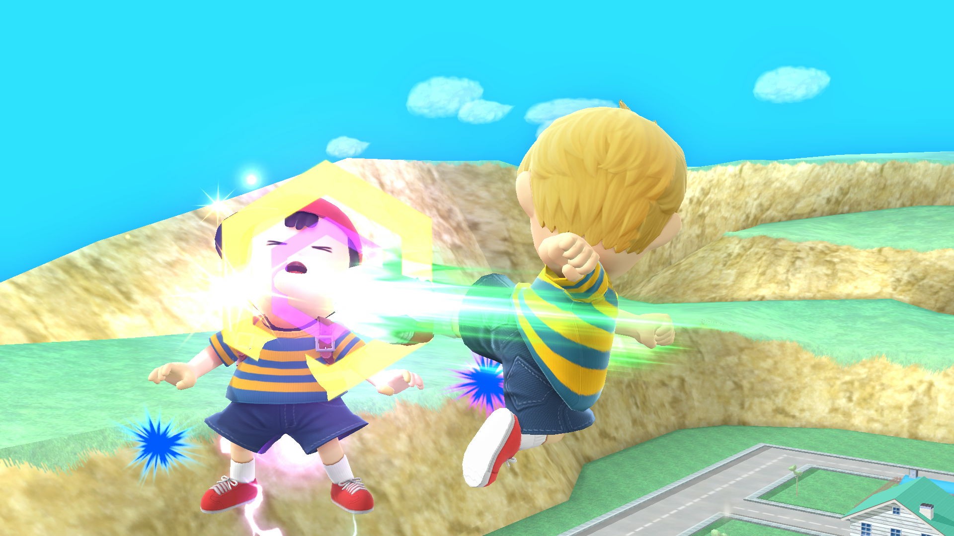 Ness themed Lucas [Super Smash Bros. (Wii U)] [Mods]