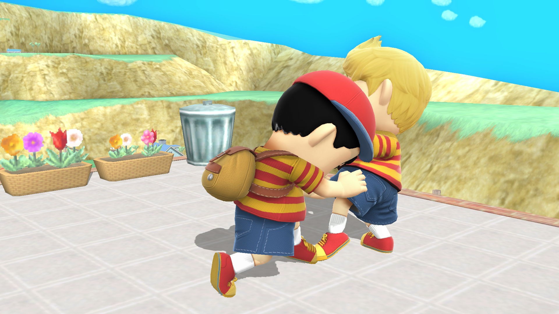Lucas themed Ness [Super Smash Bros. (Wii U)] [Mods]