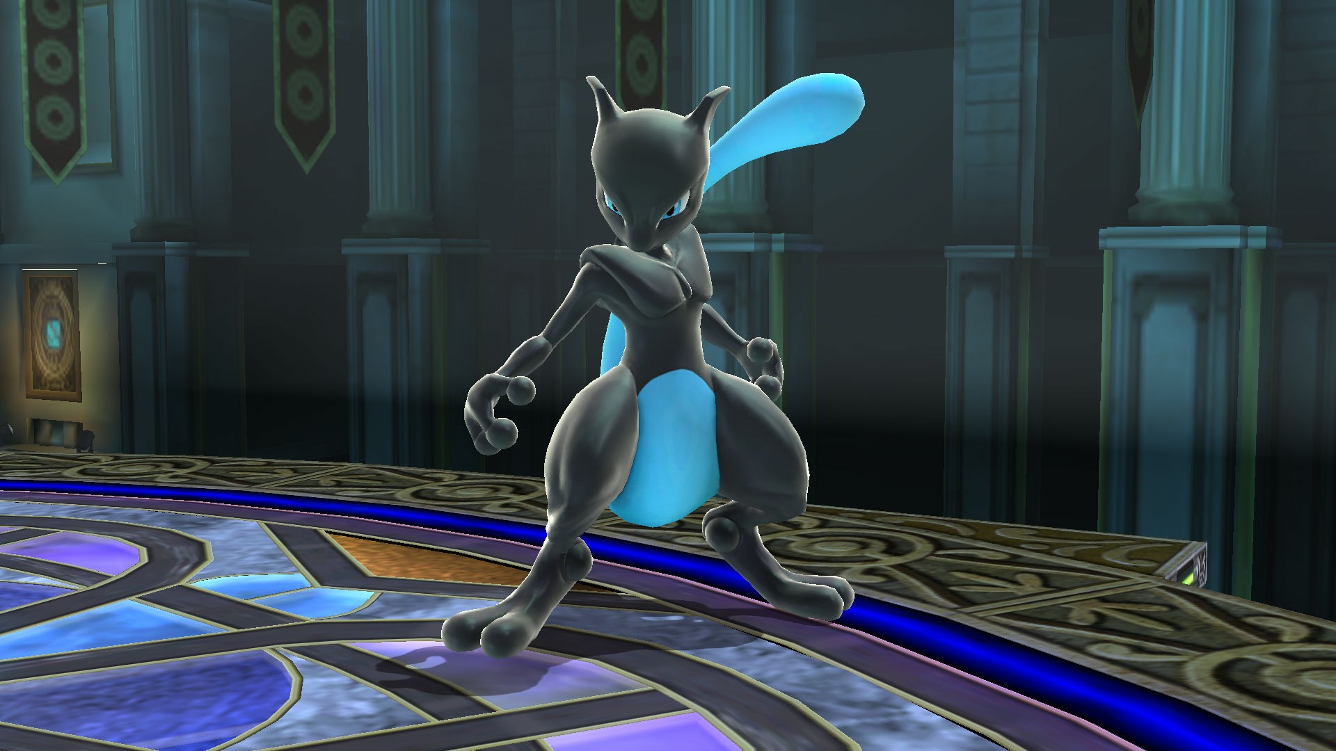 Black and Blue Mewtwo Mod for Super Smash Bros. (Wii U) | SSB4U Mods