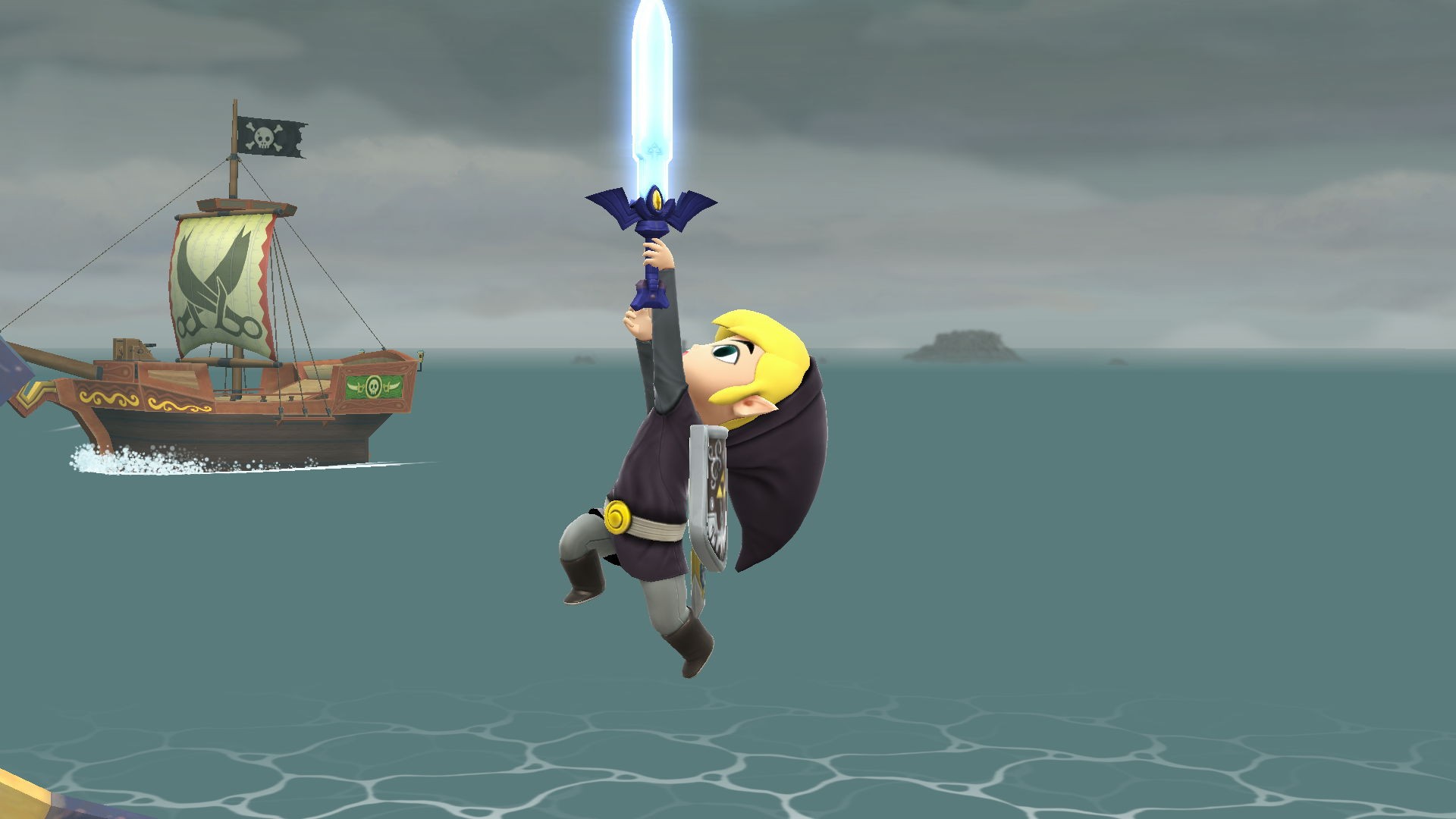 Human looking Black link/Toon Link [Super Smash Bros. (Wii U)] [Mods]