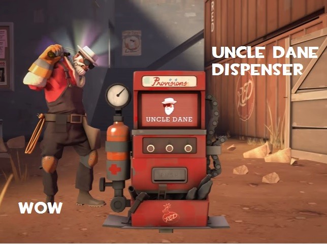 Uncle Dane Dispenser Mod for Team Fortress 2 | TF2 Mods