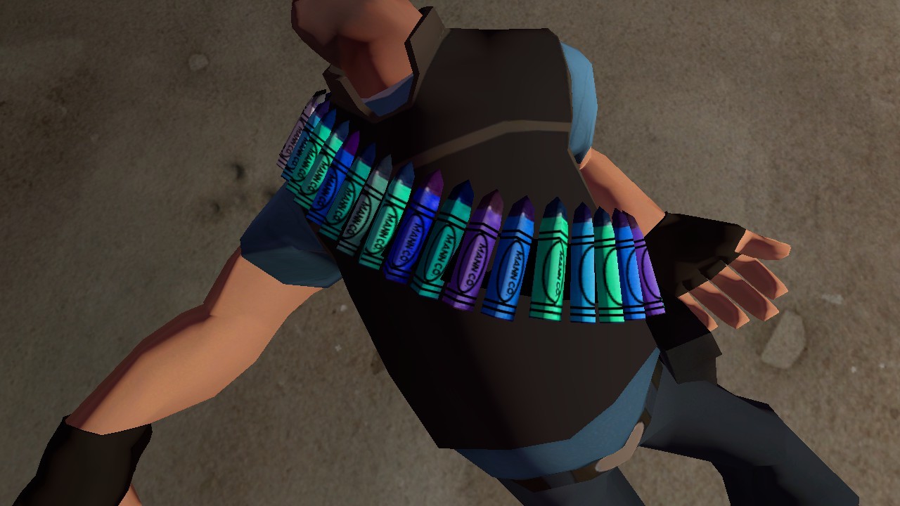 Crayon Heavy Belt Mod for Team Fortress 2 | TF2 Mods