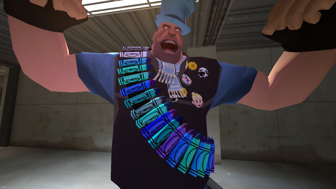 Crayon Heavy Belt Mod for Team Fortress 2 | TF2 Mods