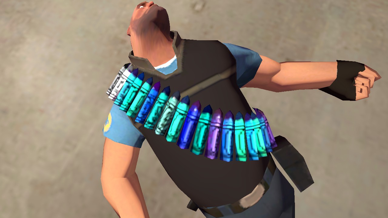 Crayon Heavy Belt Mod for Team Fortress 2 | TF2 Mods