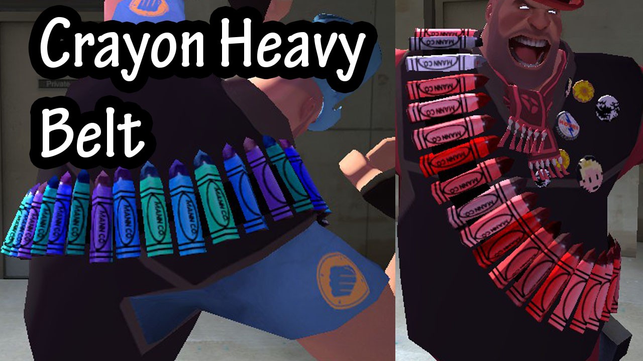 Crayon Heavy Belt Mod for Team Fortress 2 | TF2 Mods