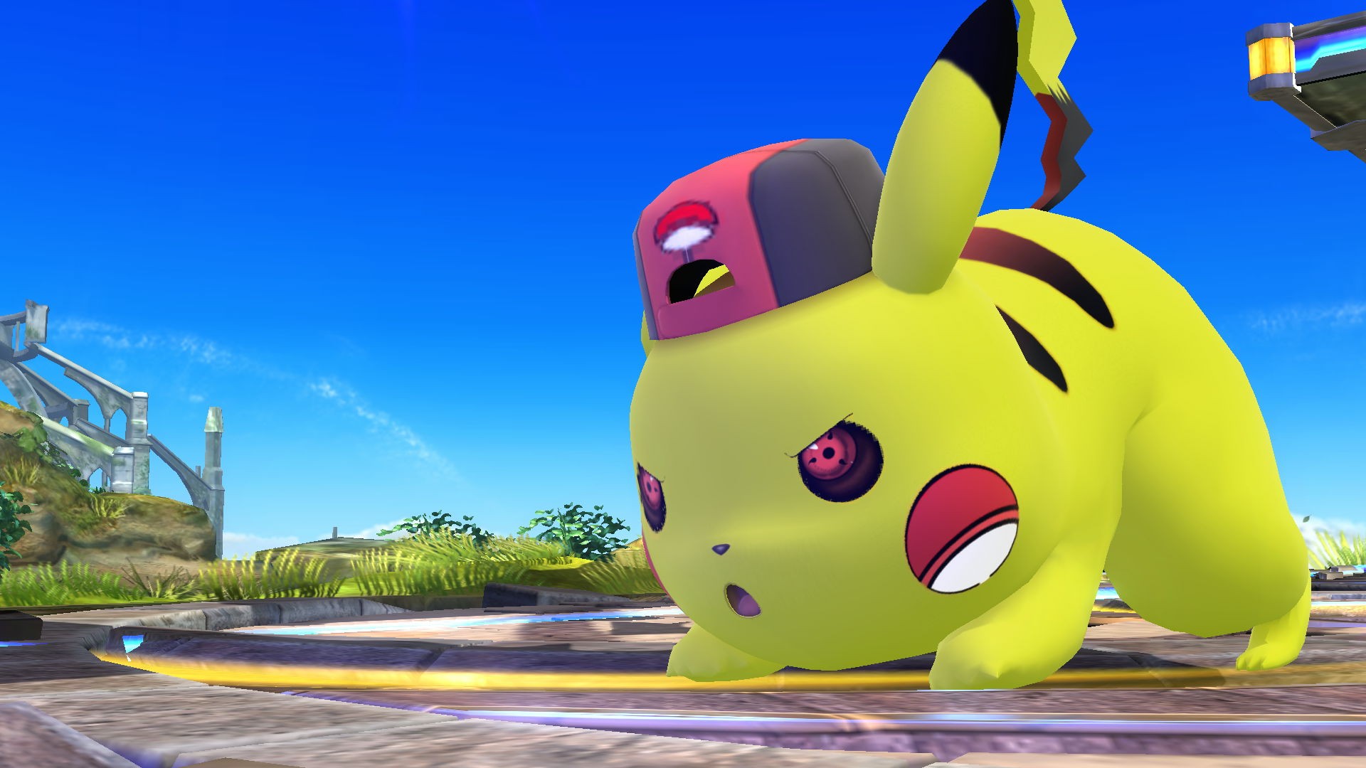 Uchiha Snapback Pikachu [Super Smash Bros. (Wii U)] [Mods]