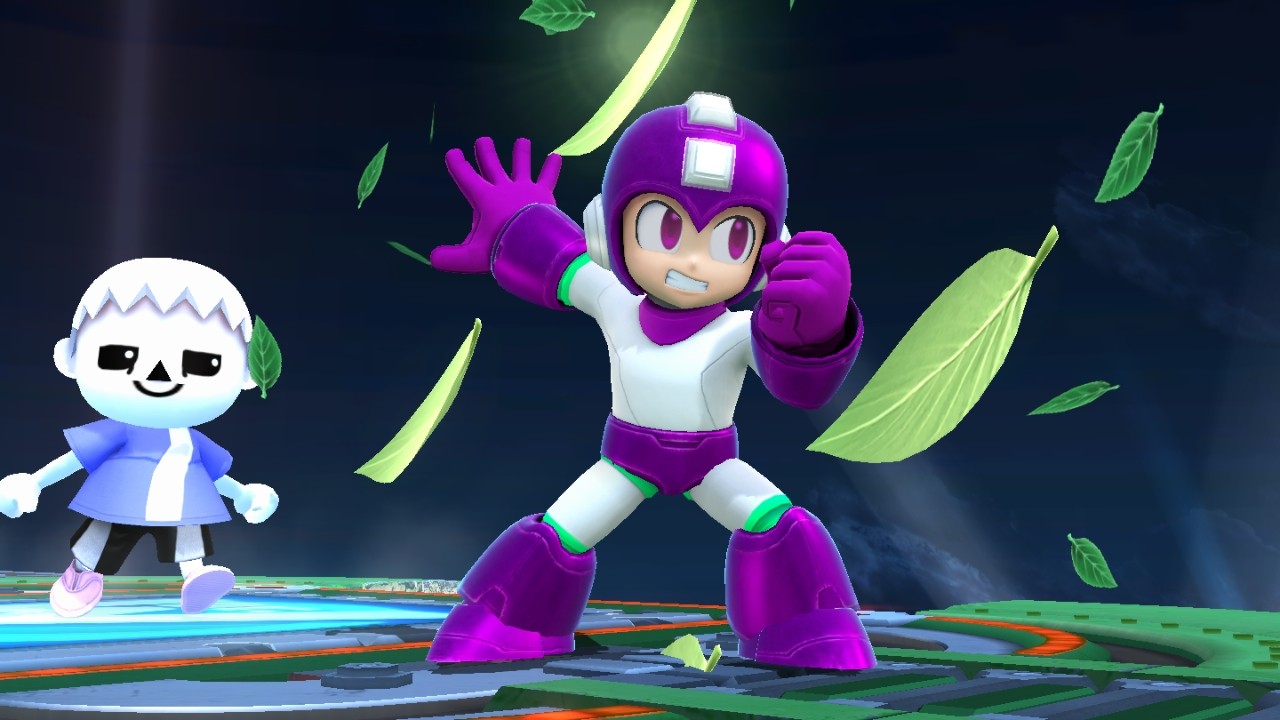 Purple Mega Man (CSP Included!) [Super Smash Bros. (Wii U)] [Mods]