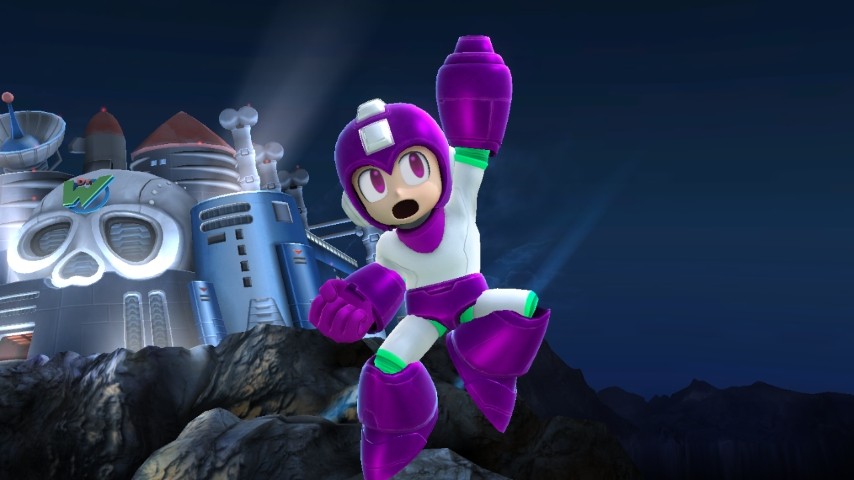 Purple Mega Man (CSP Included!) [Super Smash Bros. (Wii U)] [Mods]