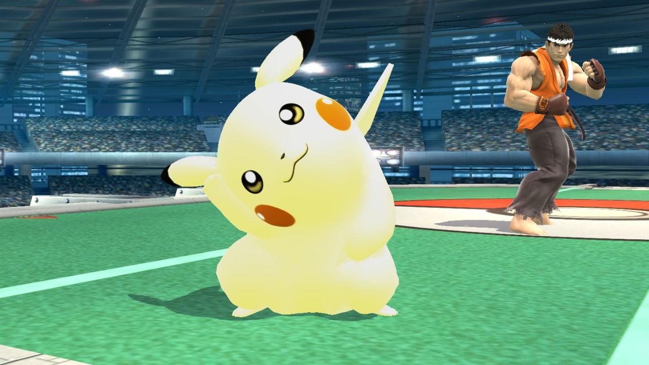 Gen 1 Colored Pikachu [Super Smash Bros. (Wii U)] [Mods]