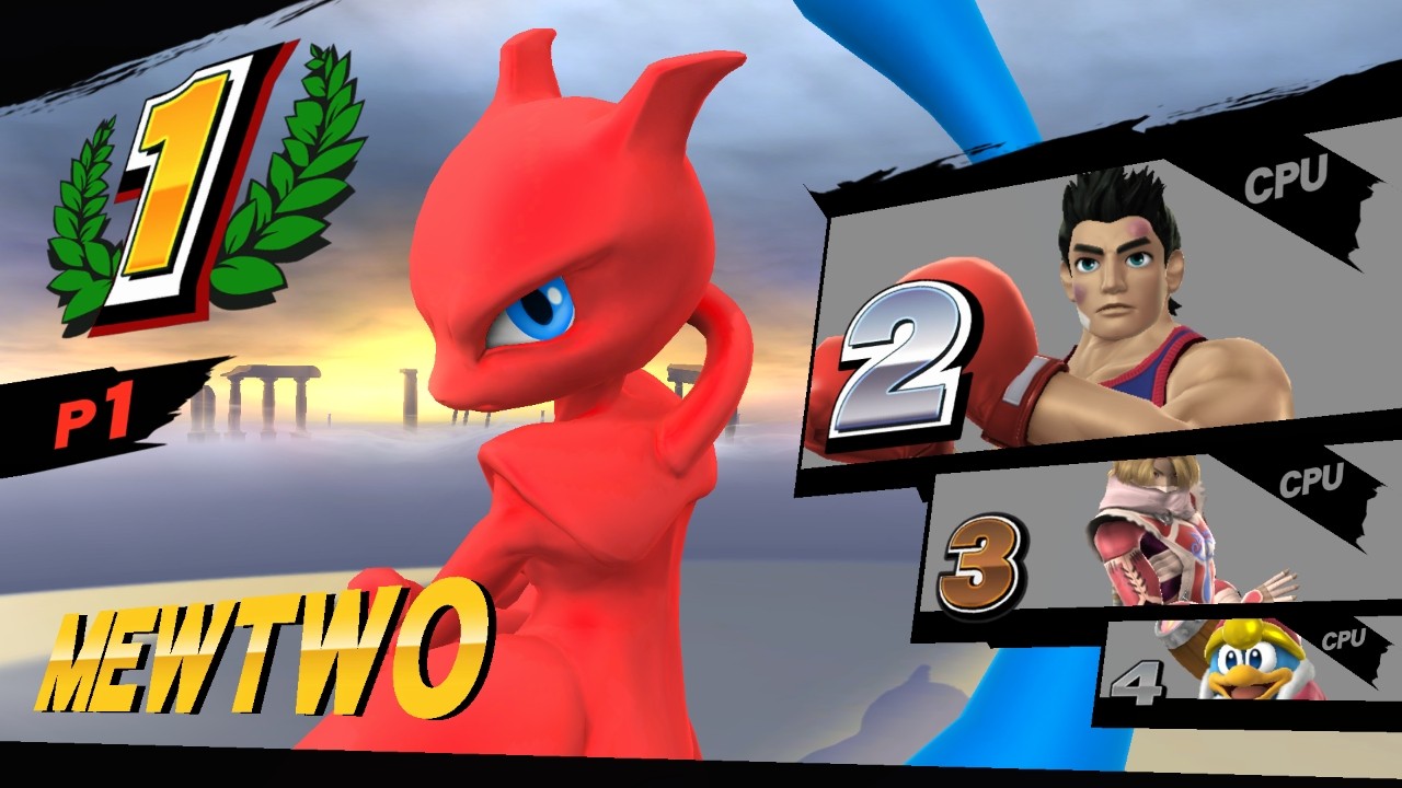 Red Mewtwo Mod for Super Smash Bros. (Wii U) | SSB4U Mods